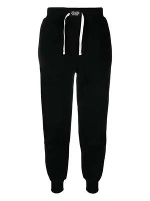 Polo Ralph Lauren Embroidered-logo Fleece Trousers - Black