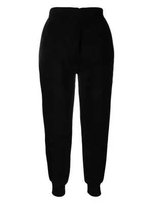 Polo Ralph Lauren Embroidered-logo Fleece Trousers - Black