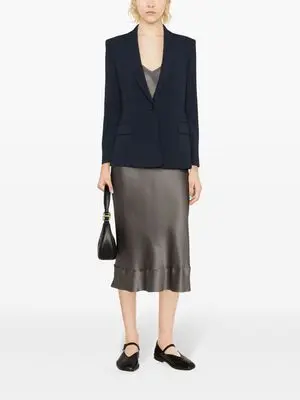 Theory Single-breasted Blazer With Shawl Lapels