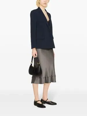 Theory Single-breasted Blazer With Shawl Lapels