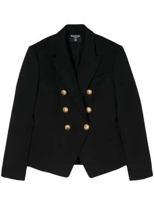 Balmain Double-breasted Wool Blazer