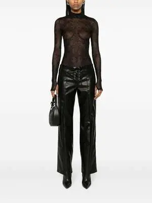 MARINE SERRE Regenerated Glitter Blouse