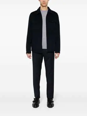 Theory Fine-knit Wool Jumper - Grey