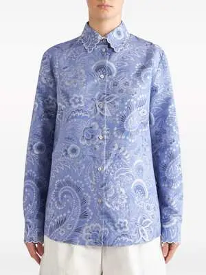 Etro Paisley-print Poplin Shirt