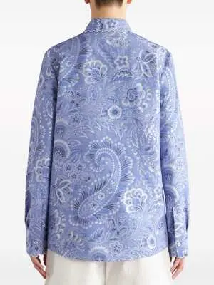 Etro Paisley-print Poplin Shirt