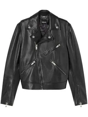 Versace Leather Biker Jacket