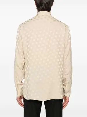Saint Laurent Polka-dot Silk Shirt