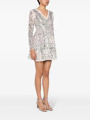 NEEDLE & THREAD Embellished Chandelier Minidress