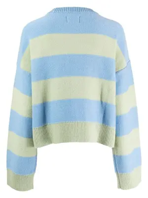 Izzue Heart-patch Wool-blend Jumper