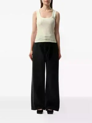 Jacquemus Gros Grain Cotton Tank Top - Neutrals