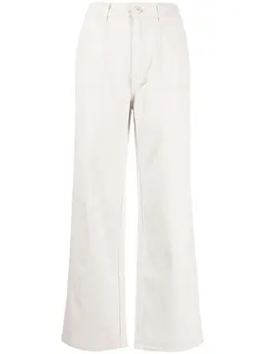 Izzue Logo-patch Twill Trousers