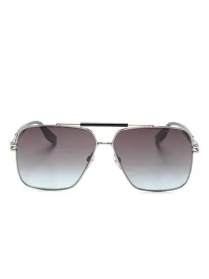 Marc Jacobs Pilot Frame Sunglasses With Gradient Lenses - Grey