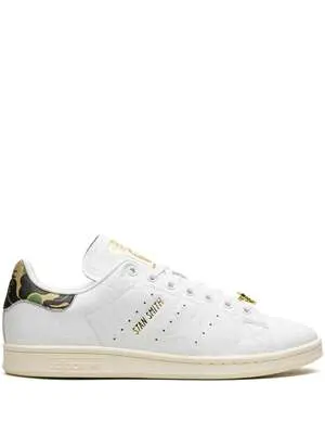 Adidas X Bape Stan Smith 30th Anniversary Sneakers - White