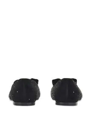 FERRAGAMO Vara Bow Ballerina Shoes - Black