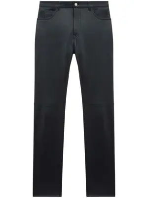 COURREGES Leather Straight-leg Trousers