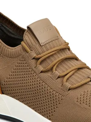 TOD'S Logo Appliqué Knitted Sneakers