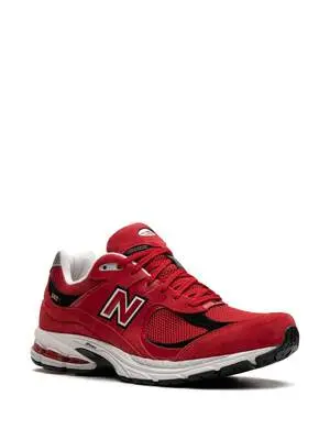 NEW BALANCE 2002r Suede And Mesh Sneakers - Red