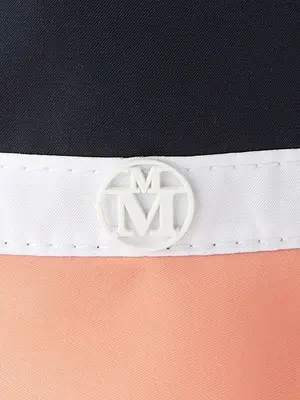 MAISON MICHEL Axel Striped Bucket Hat - Pink