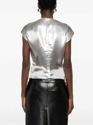 LANVIN Embellished Lamé Top
