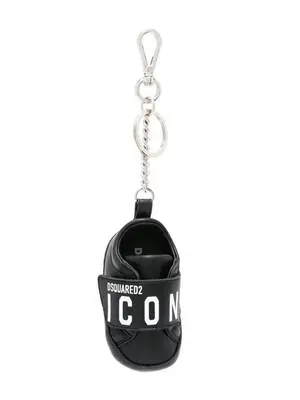 Dsquared2 Logo-print Sneaker-shaped Keychain - Black