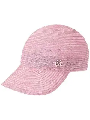 MAISON MICHEL Interwoven Cap - Pink