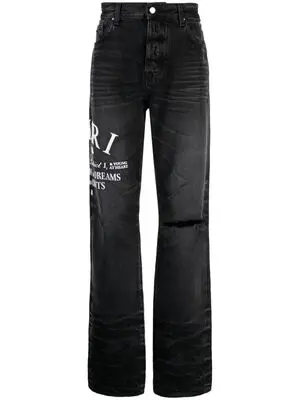 Amiri Arts District Straight-leg Jeans