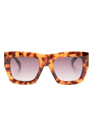 Missoni Tortoiseshell Oversize-frame Sunglasses
