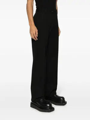 Off-White Straight-leg Wool Trousers