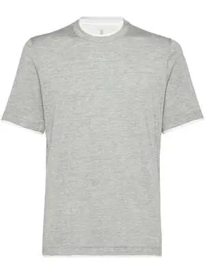 Brunello Cucinelli Layered Crew-neck T-shirt