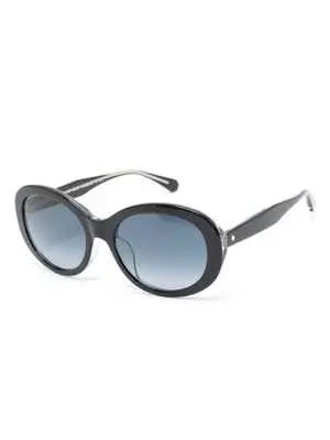 Kate Spade New York Avah Glitter-effect Oval-frame Sunglasses