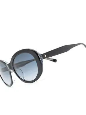 Kate Spade New York Avah Glitter-effect Oval-frame Sunglasses