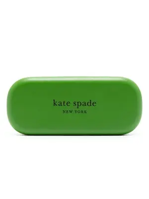 Kate Spade New York Avah Glitter-effect Oval-frame Sunglasses