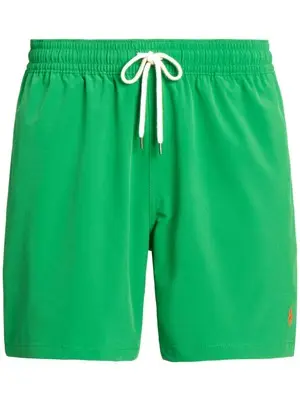 Polo Ralph Lauren Polo Pony-embroidered Swim Shorts - Green