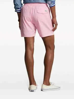 Polo Ralph Lauren Traveller Pony-embroidered Swim Shorts - Pink