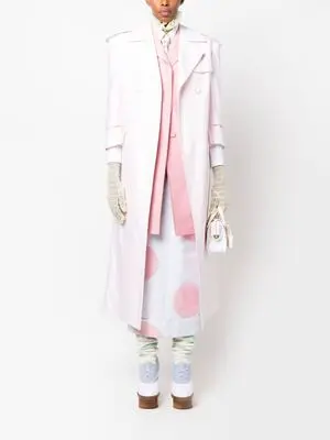 Thom Browne Double-breasted Cotton Trench Coat