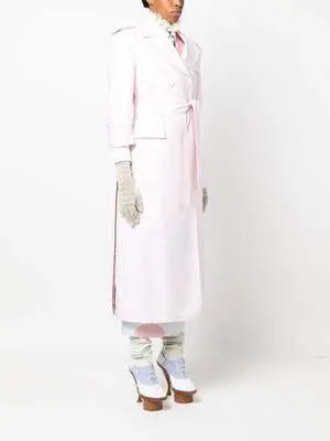 Thom Browne Double-breasted Cotton Trench Coat