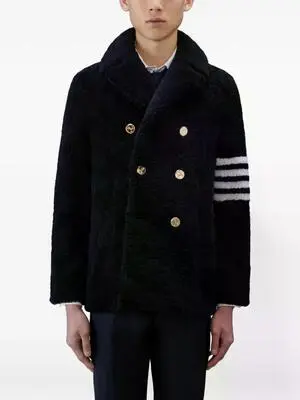 Thom Browne Logo Coats For Men