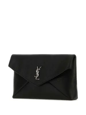 Saint Laurent Large Envelope Pouch - Black