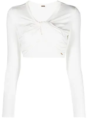 Cult Gaia Avani Twisted Crop Top