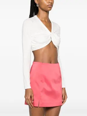 Cult Gaia Avani Twisted Crop Top