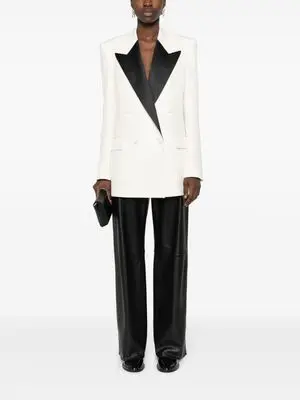 Stella McCartney Contrasting-panel Double-breasted Blazer