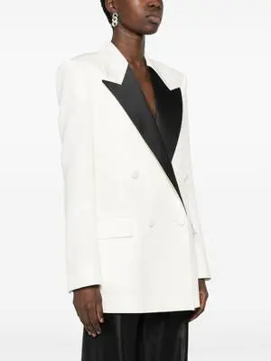 Stella McCartney Contrasting-panel Double-breasted Blazer