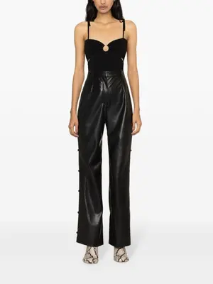 Nanushka Tied-straps Fine-ribbed Top