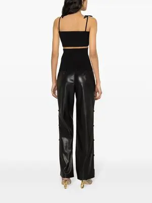 Nanushka Tied-straps Fine-ribbed Top