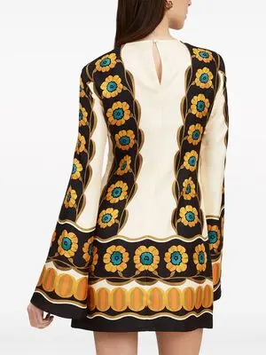 La DoubleJ Supremes Swing Silk Minidress