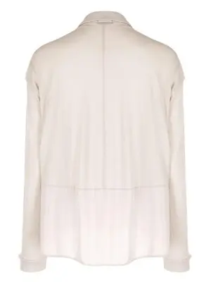 Transit Panelled Virgin Wool-blend Top - Neutrals
