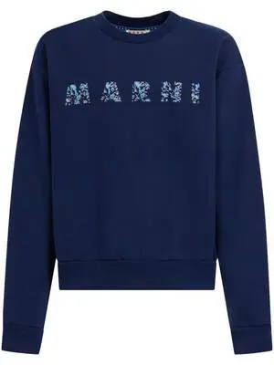 Marni Logo-print Cotton Sweatshirt