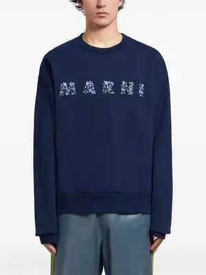 Marni Logo-print Cotton Sweatshirt