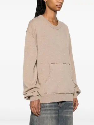 MAISON MARGIELA Crew-neck Jumper - Brown