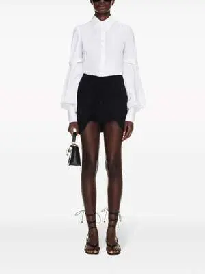 Off-White Strap-embellished Poplin Shirt